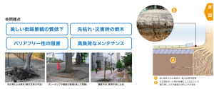 ＜日之出水道機器株式会社＞根上対策を施したレジンコンクリート製樹木保護材 ツリーガイドユニット | BiC建材LABO